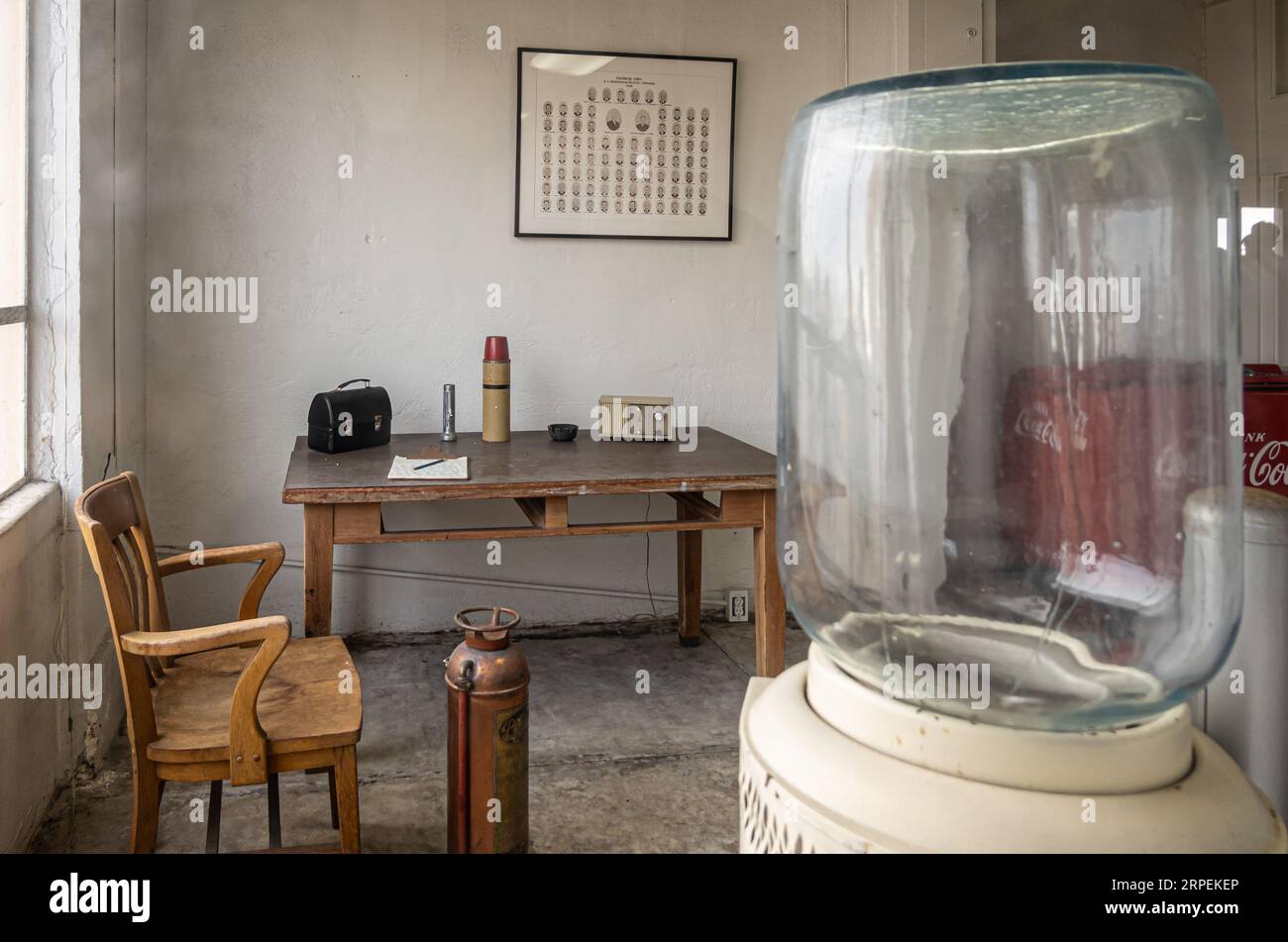 San Francisco, CA, USA - July 12, 2023: Inside historic Alcatraz prison ...