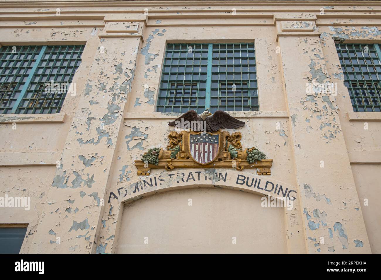 San Francisco, CA, USA - July 12, 2023: Historic Alcatraz prison ...