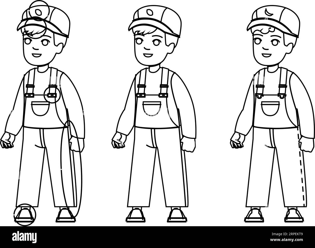 Spot the difference puzzle Black and White Stock Photos & Images - Alamy