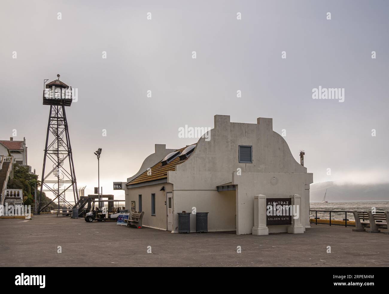 San Francisco, CA, USA - July 12, 2023: Historic Alcatraz prison ...