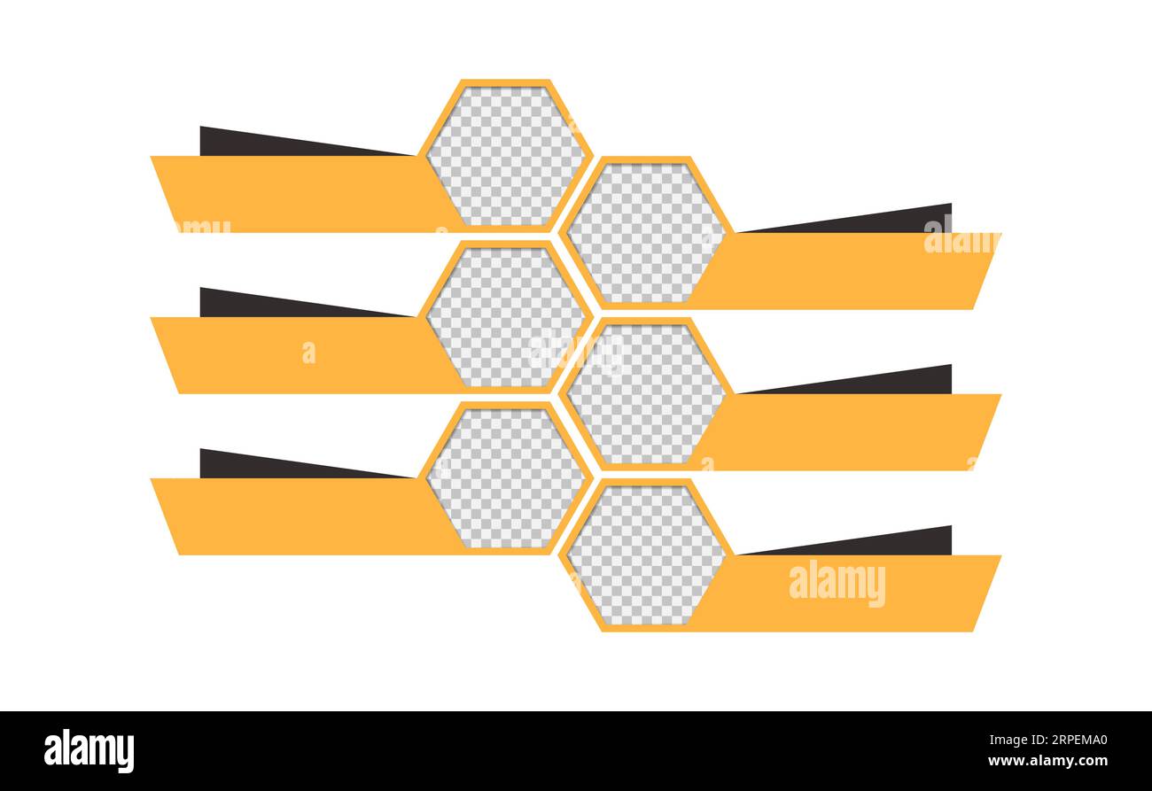 Infographic of hexagon honeycomb bee house Stock Vector Image & Art - Alamy