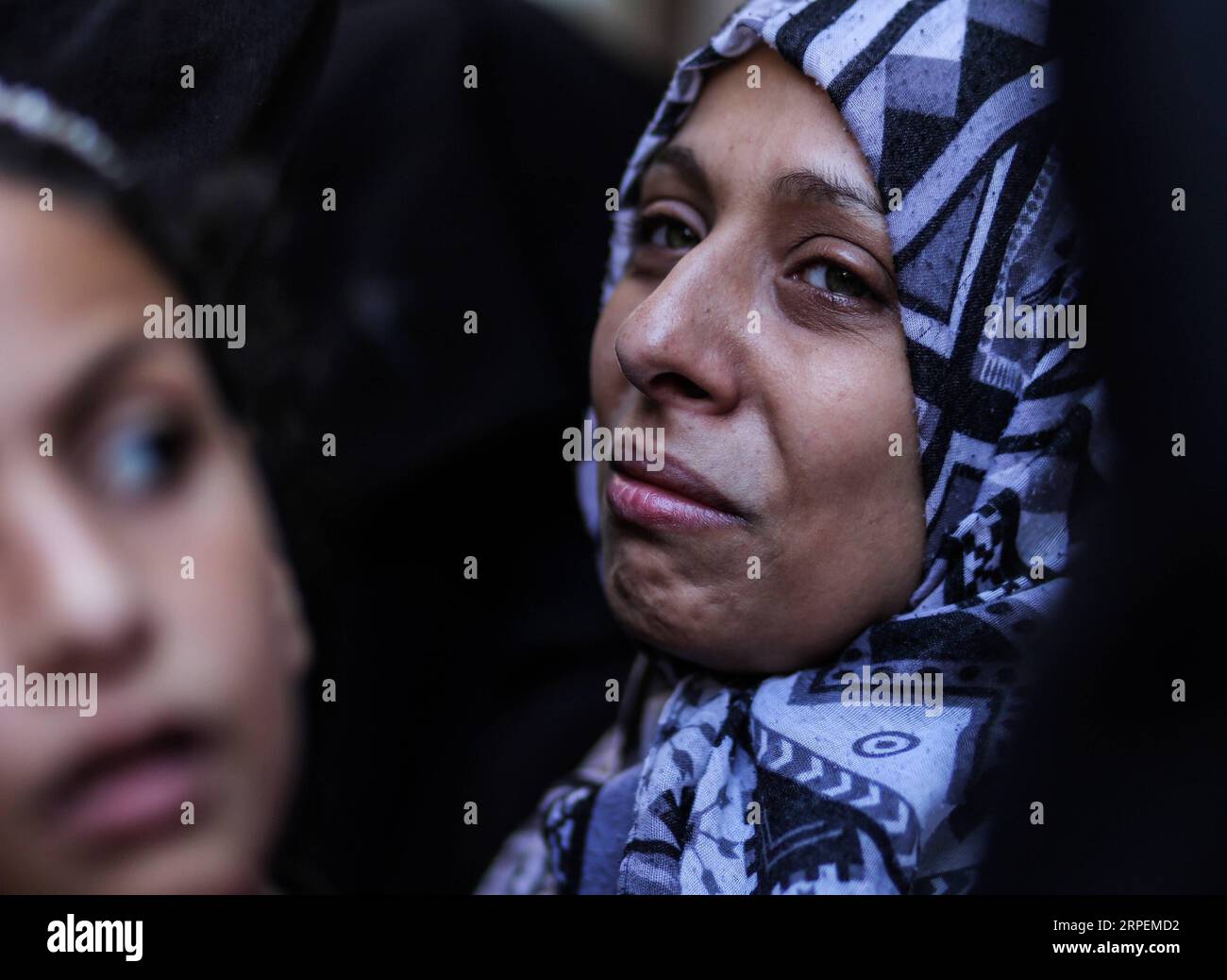 (190901) -- BEIJING, Sept. 1, 2019 -- A relative of Palestinian Badr al ...