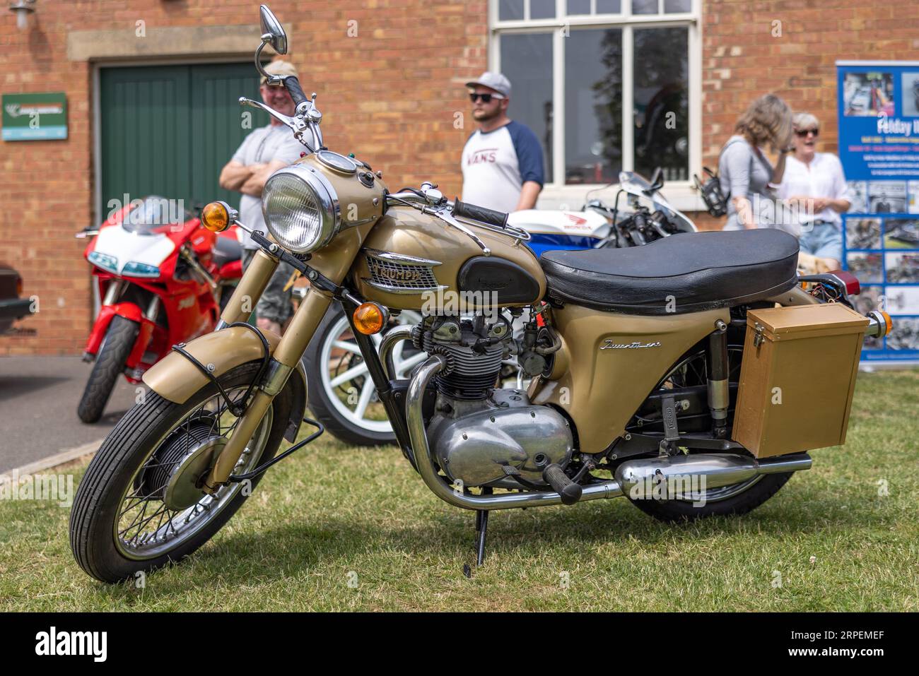 Triumph 3TA, on display at the Bicester Flywheel held at the Bicester ...