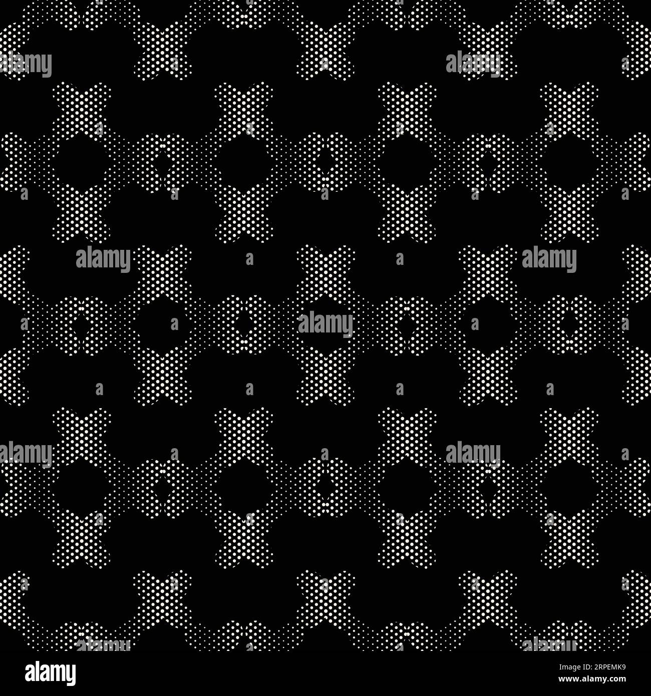 Flash dots monochrome geometric modern seamless pattern. Abstract ...