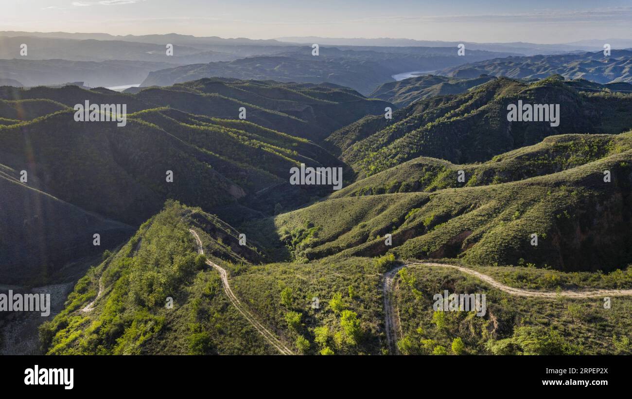 Loess plateau china yellow river hi-res stock photography and images ...