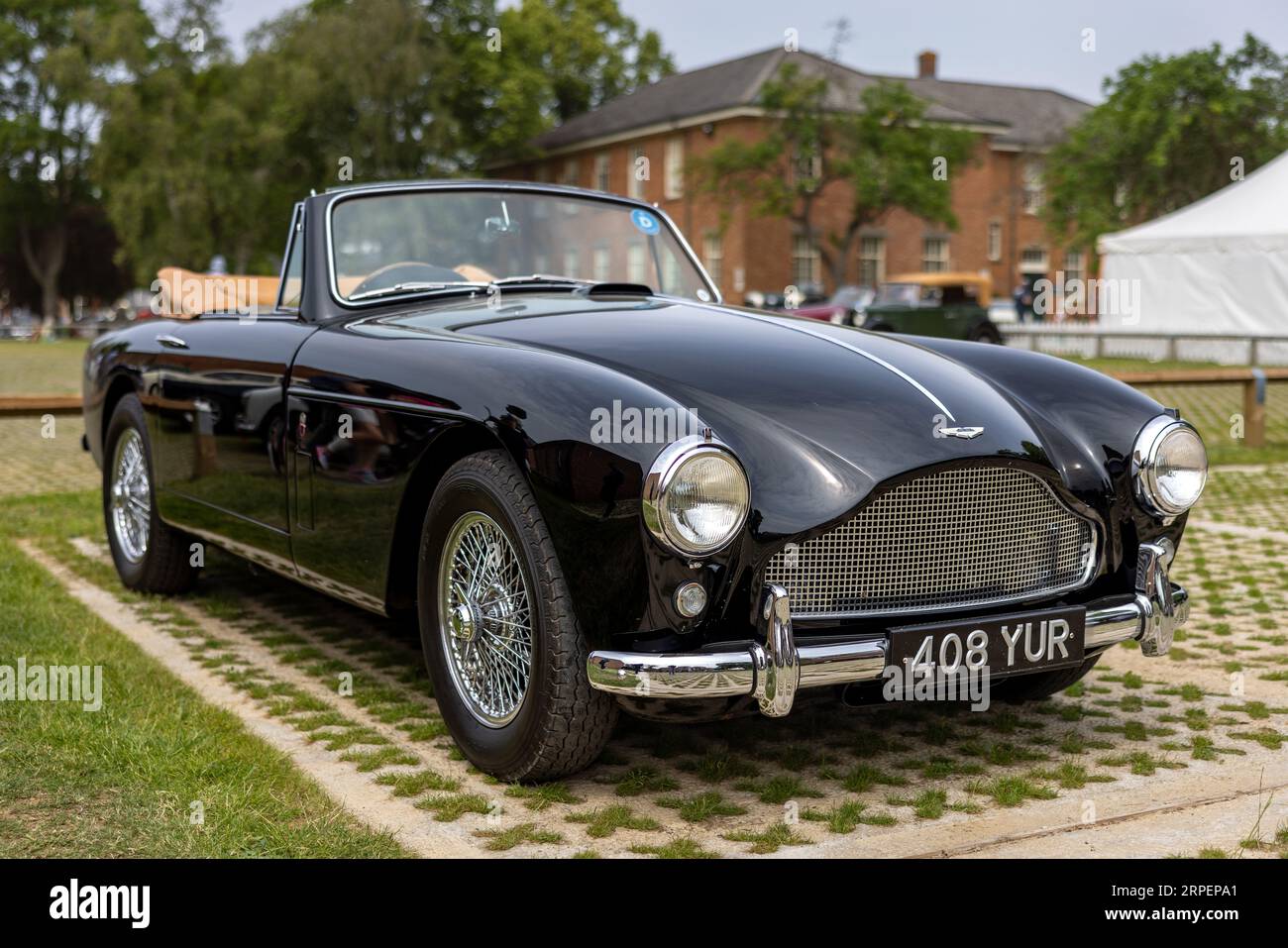 1958 Aston Martin DB2 Drophead Coupe, on display at the Bicester ...