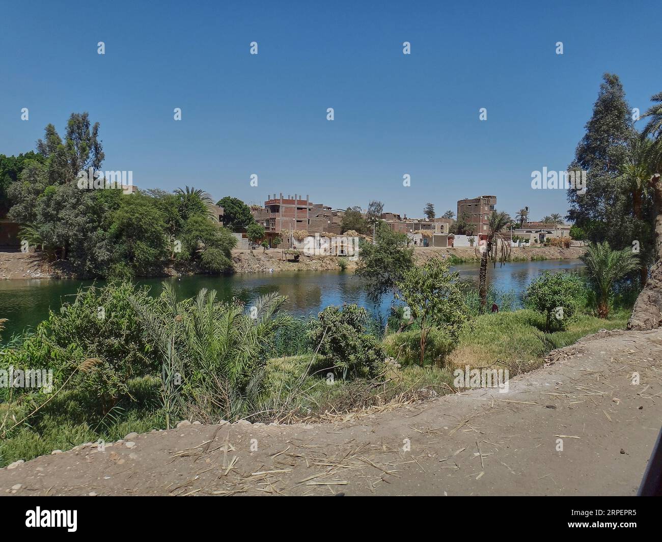 Channels of the Nile in the streets of Cairo, the capital of Egypt ...