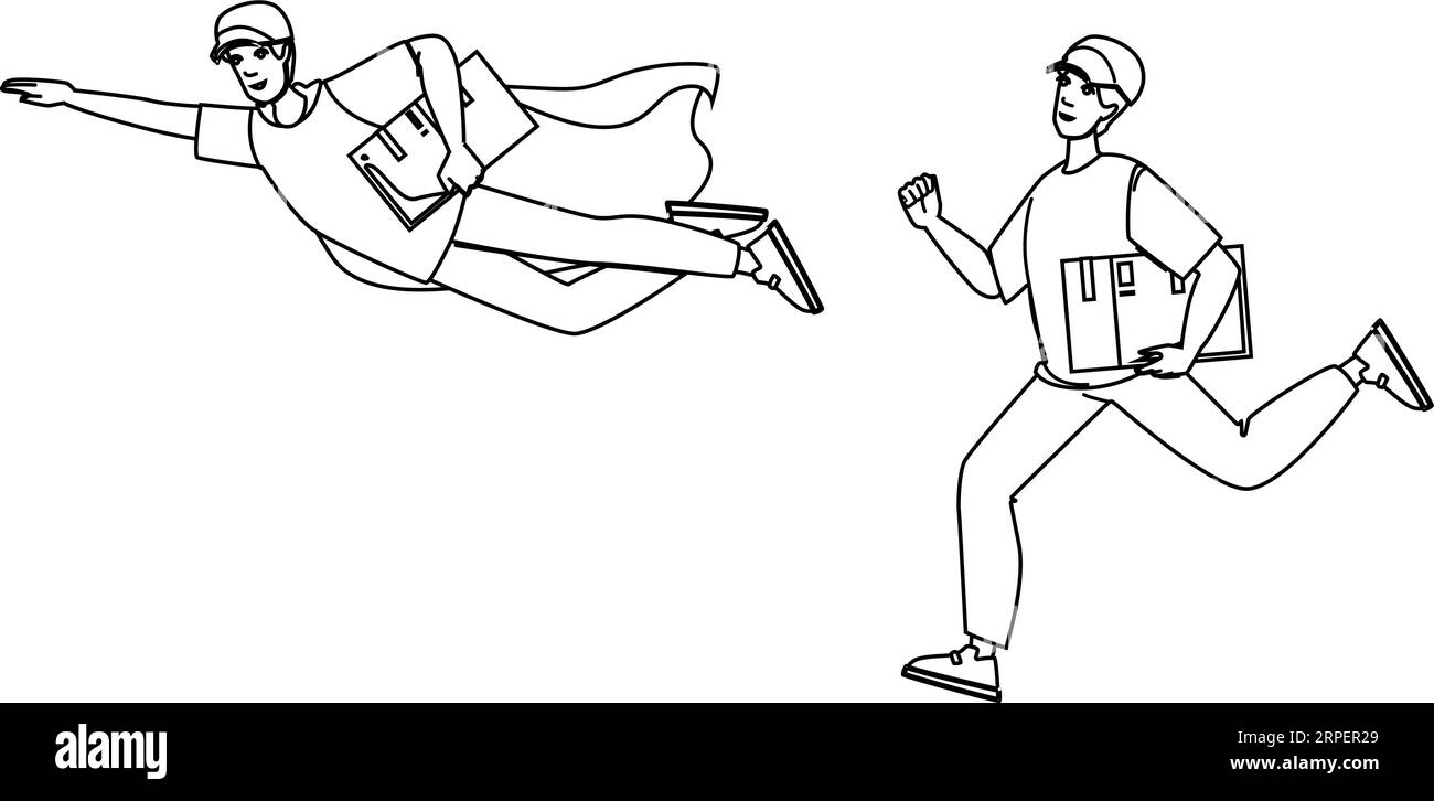 shipment courier express vector Stock Vector Image & Art - Alamy