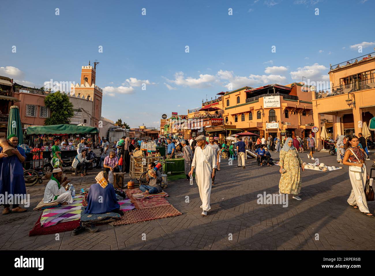 Morocco - Marrakech - UNESCO World Heritage - The famous square Jemaa ...
