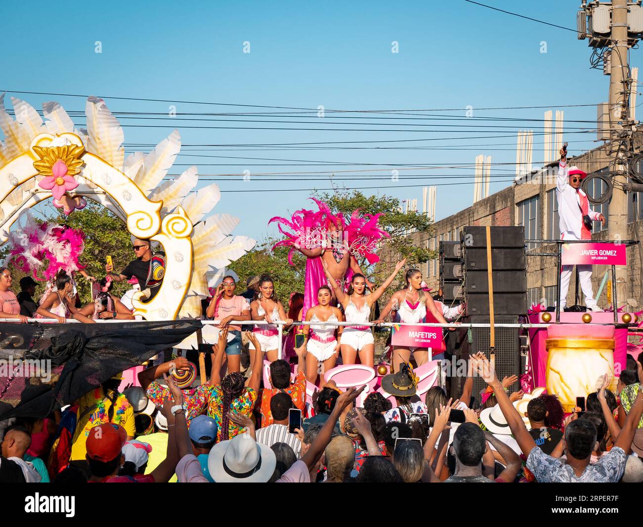 Barranquilla, Atlantico, Colombia - February 18 2023: Men and Women ...
