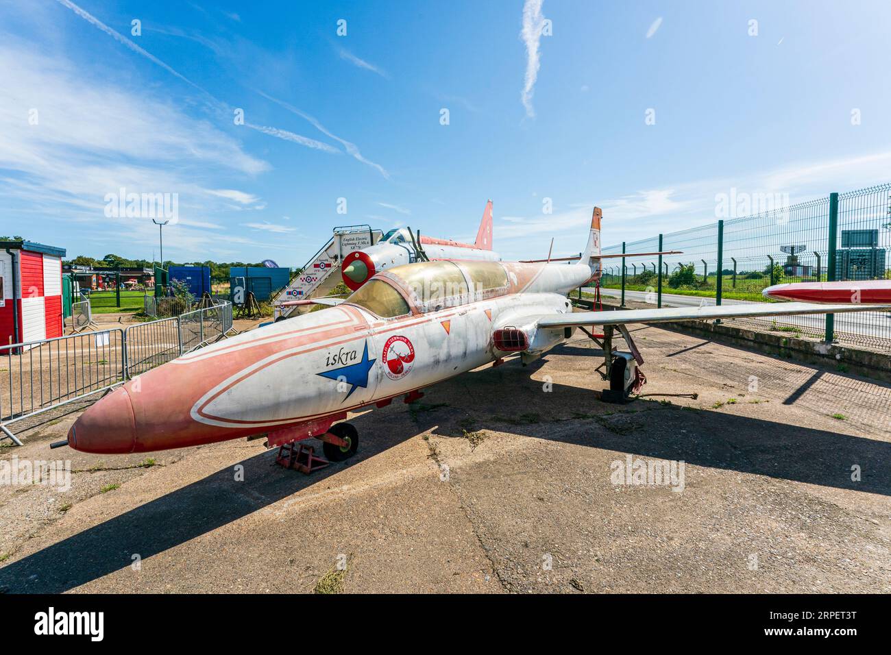 Front side view of a Decommissioned PZL Mielec TS-11 Iskra Polish ...