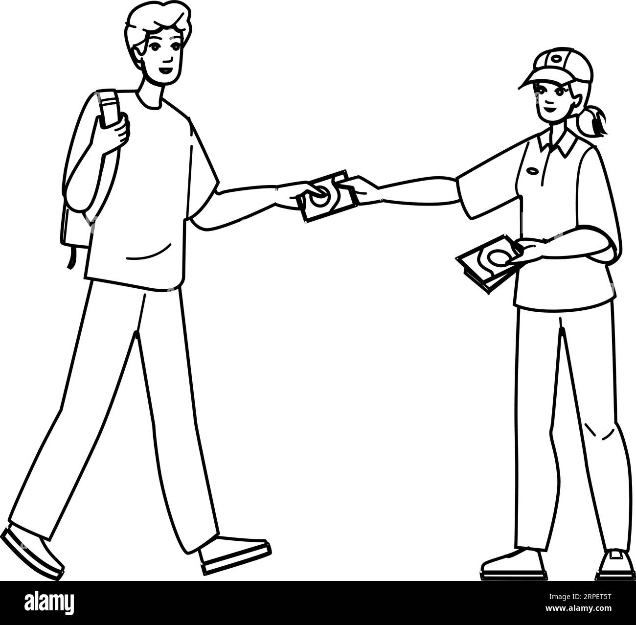 distributing flyer vector Stock Vector Image & Art - Alamy