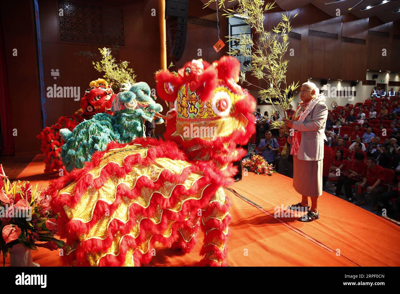 (190908) -- SUVA, Sept. 8, 2019 -- Fijian Prime Minister Voreqe ...