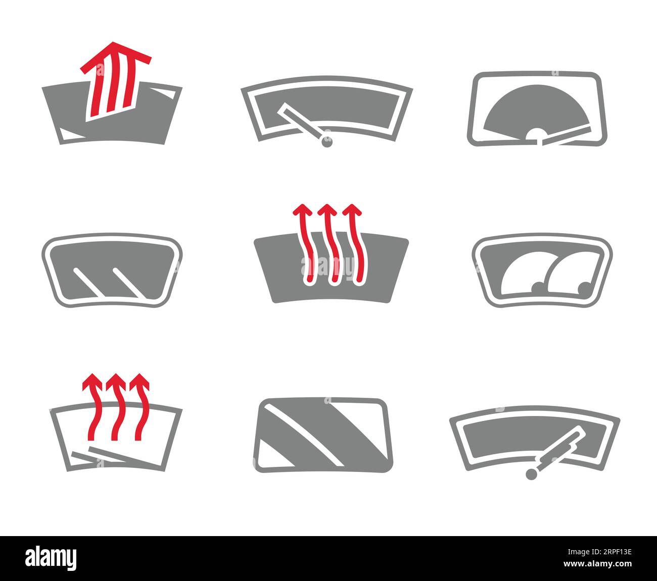 Car window icons Royalty Free Vector Image Stock Vector Image & Art - Alamy