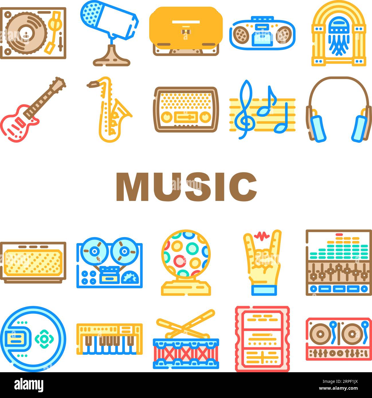 80s rock band Stock Vector Images - Alamy