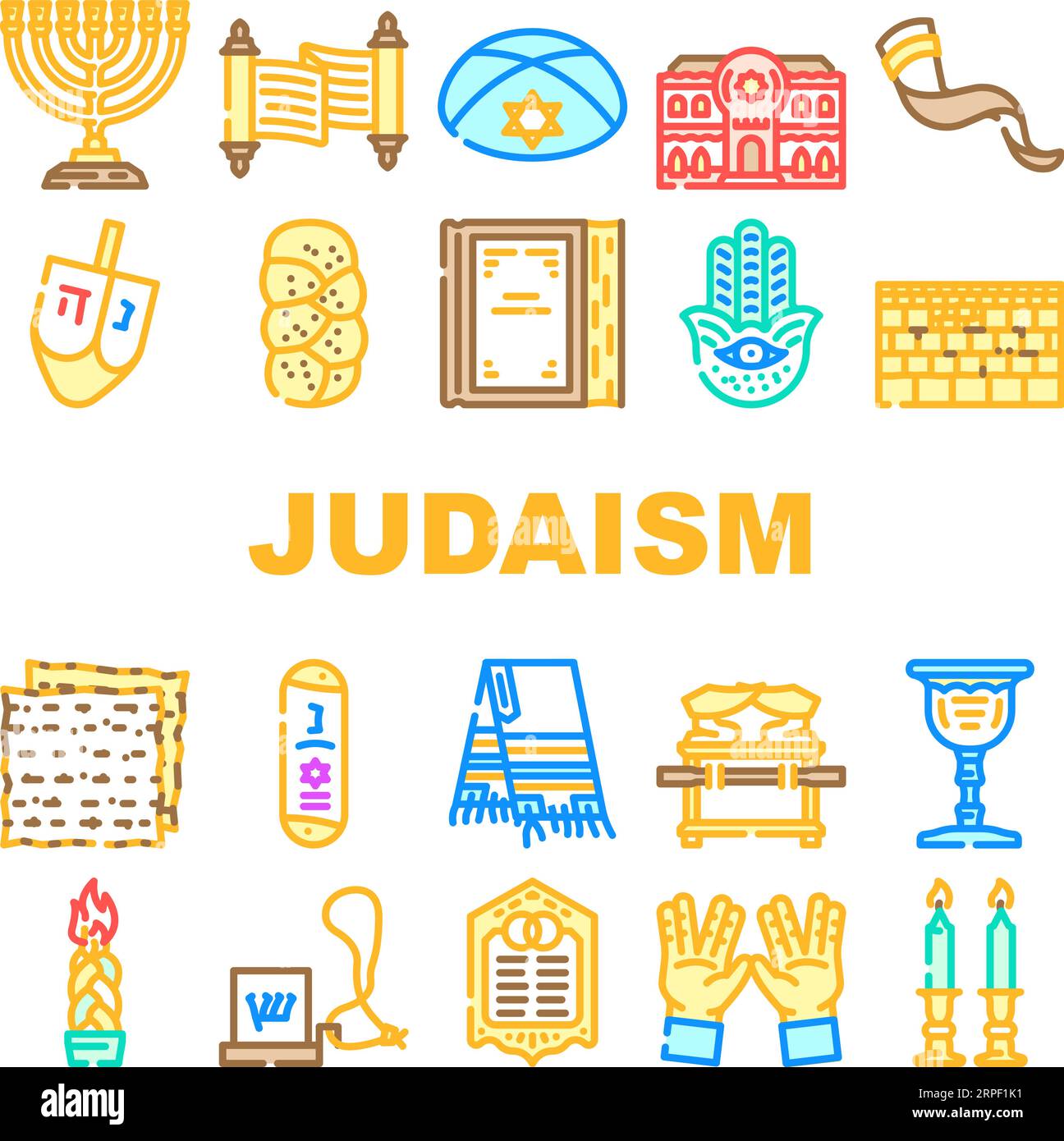 Jewish religious community Stock Vector Images - Alamy