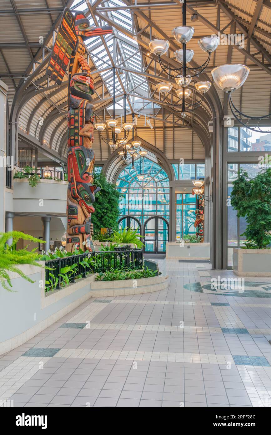 The interior of the Convention Center at the Empress Hotel in Victoria ...