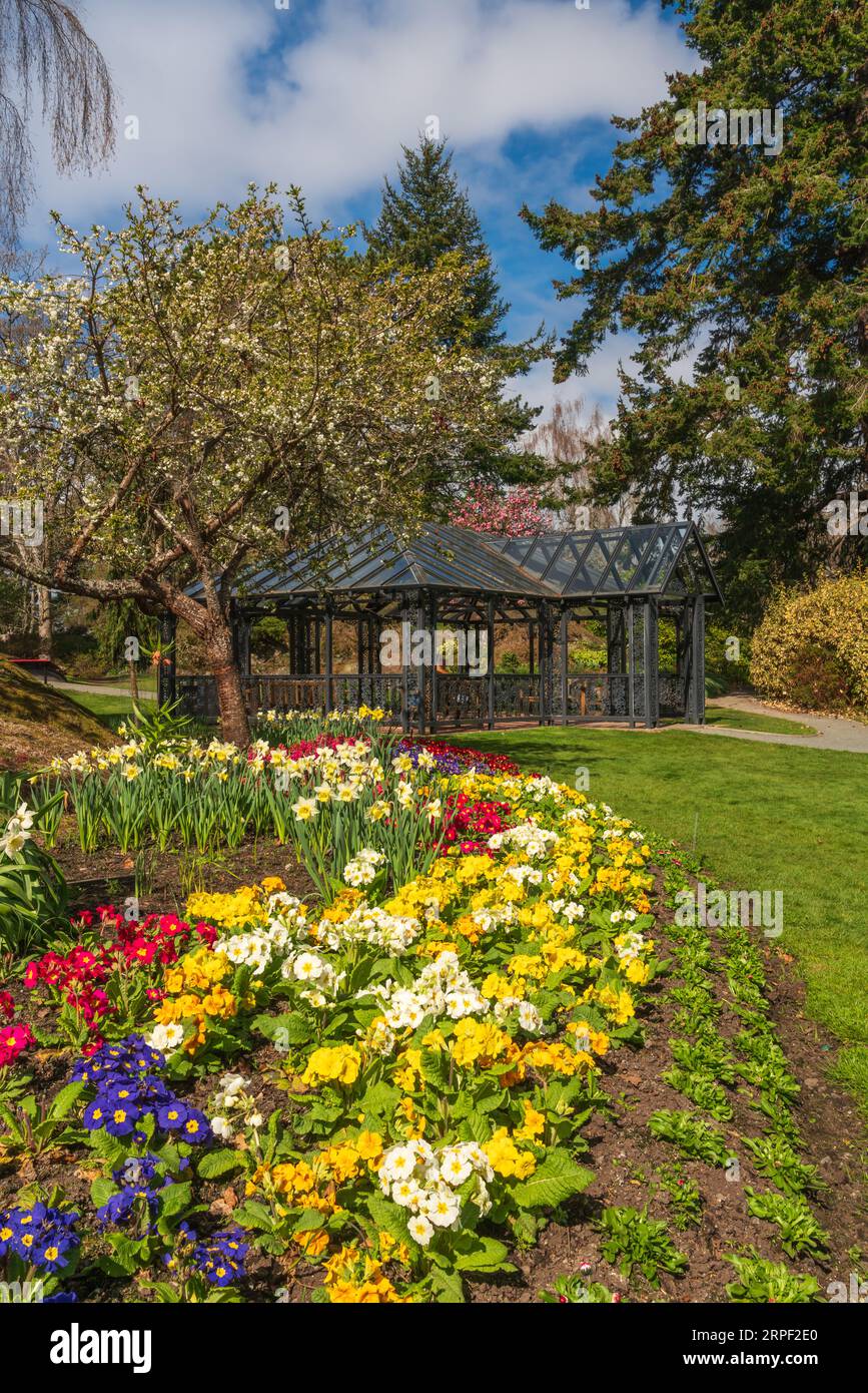The botanical gardens at Government House in Victoria, Vancouver Island ...