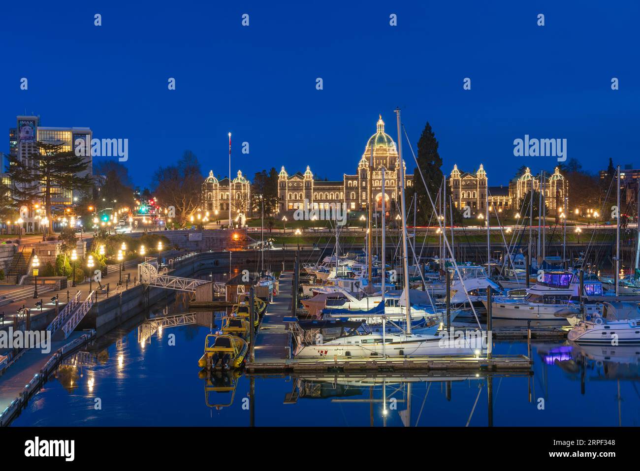 Victoria harbour night view hi-res stock photography and images - Alamy