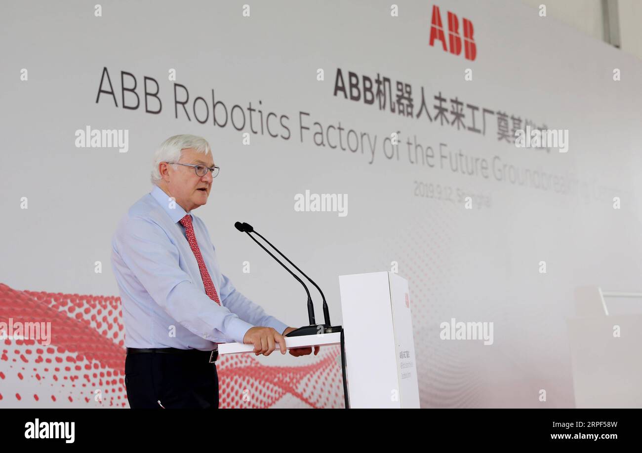 (190913) -- SHANGHAI, Sept. 13, 2019 -- Peter Voser, Chairman and CEO ...