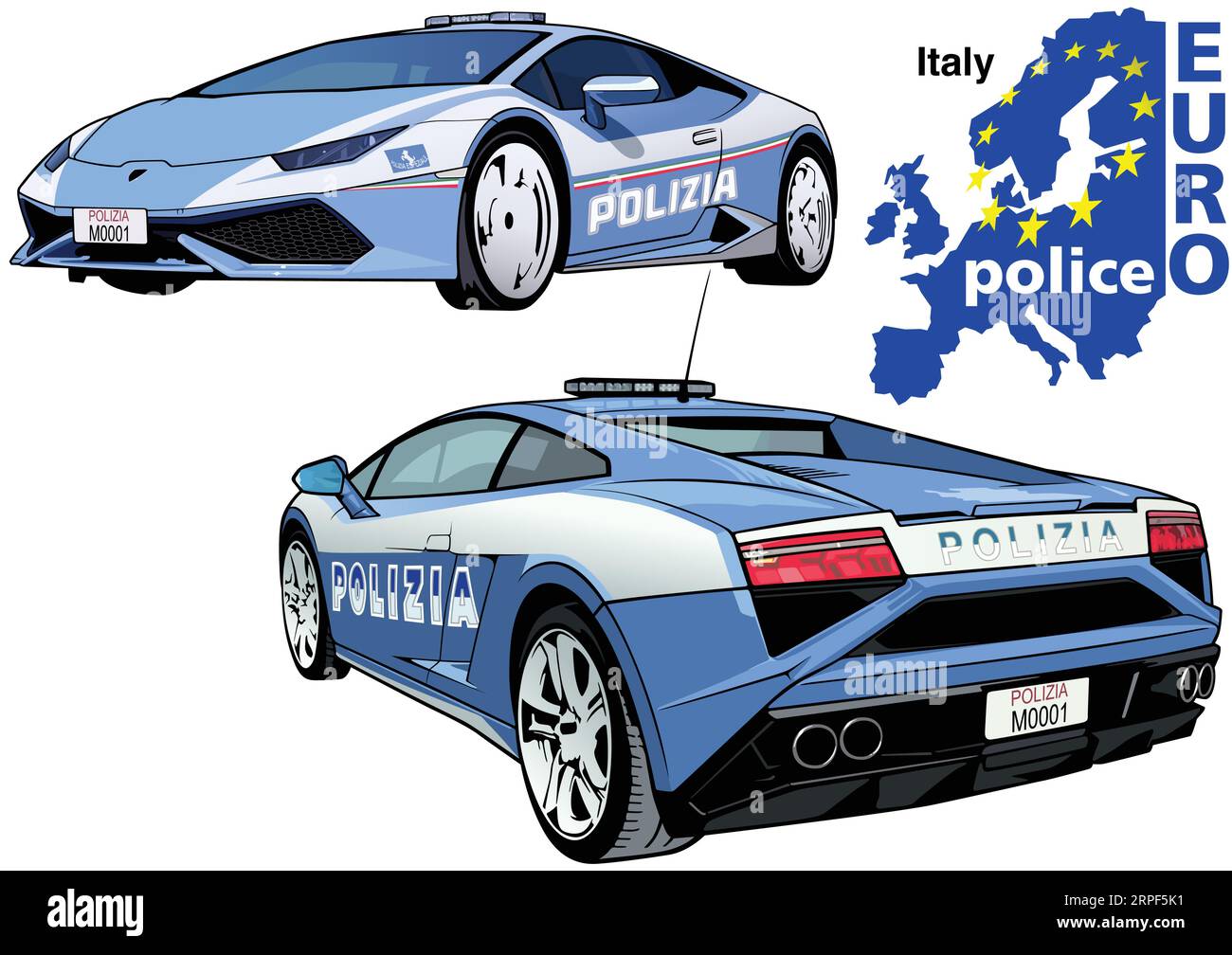 Police italy Stock Vector Images - Alamy