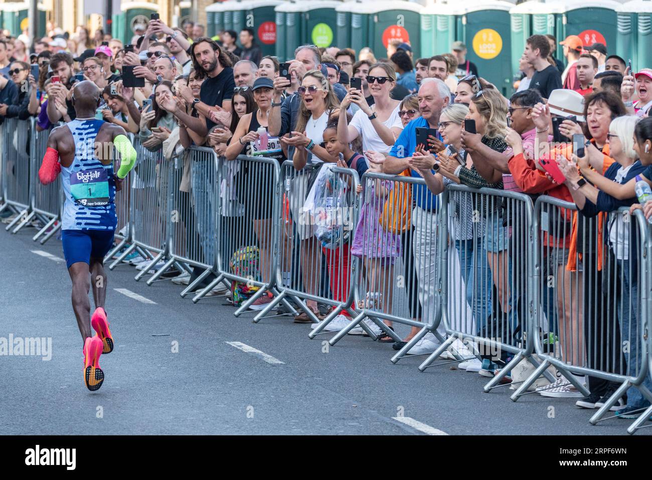 Sir Mo Farah competing in The Big Half, half marathon organised by ...
