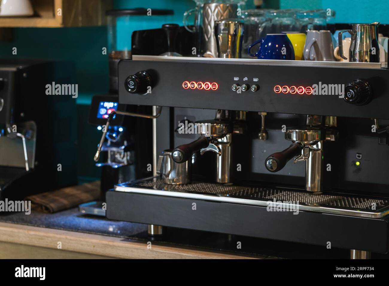 Professional coffee machine hi-res stock photography and images - Alamy
