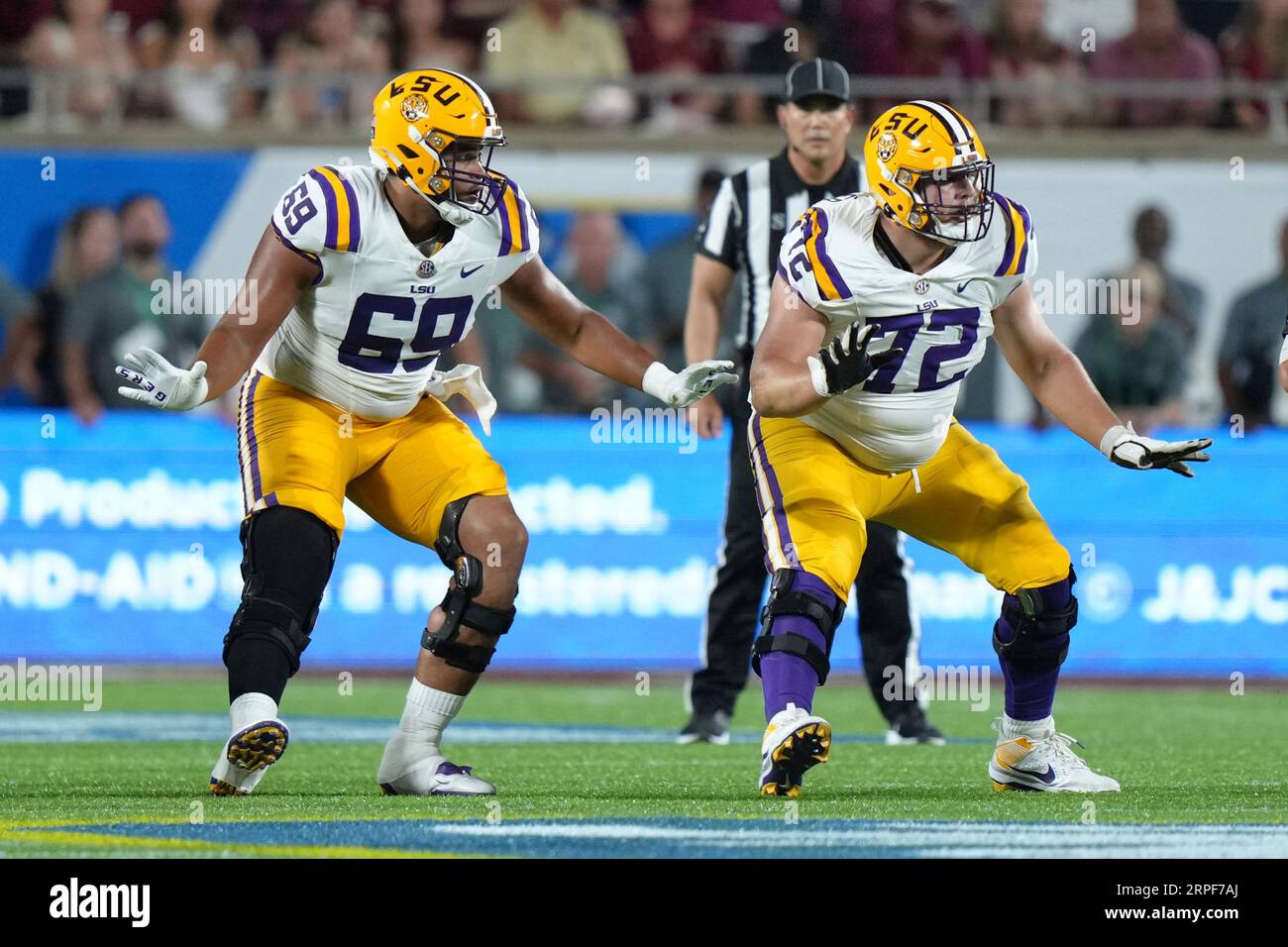 ORLANDO, FL - SEPTEMBER 03: LSU Tigers offensive lineman Charles Turner ...