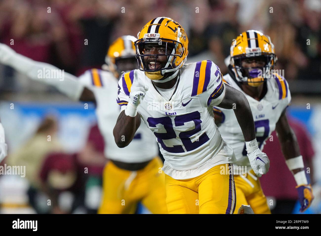 ORLANDO, FL - SEPTEMBER 03: LSU Tigers cornerback Duce Chestnut (22 ...