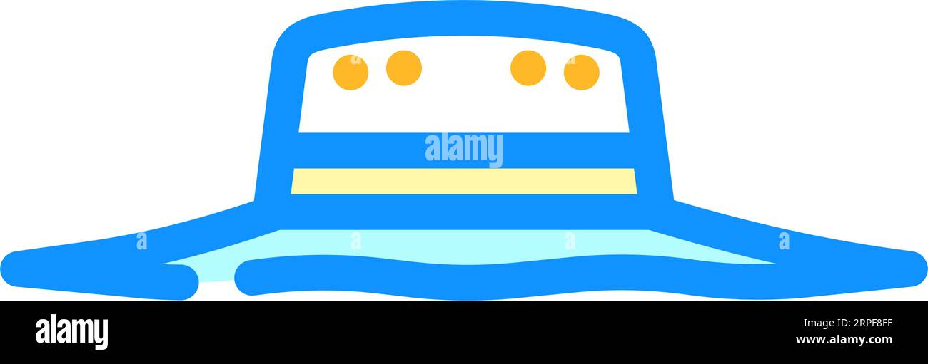 cricket hat cap color icon vector illustration Stock Vector Image & Art ...