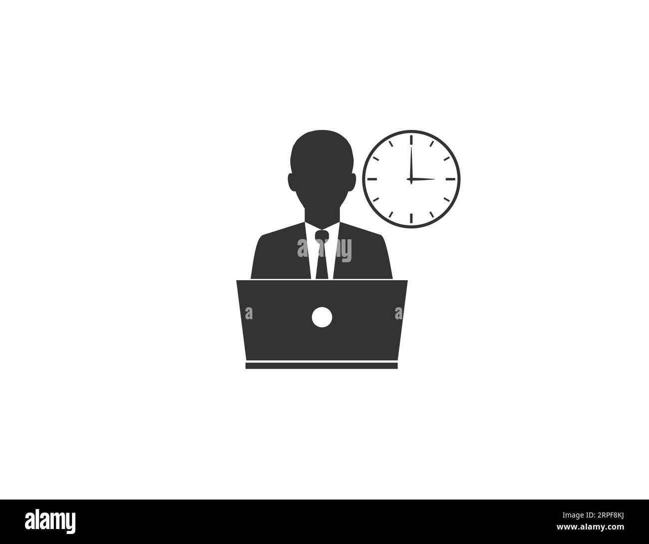 Vector illustration. Overtime time working icon Stock Vector Image ... Vector illustration. Overtime time working icon Stock Vector Image ...