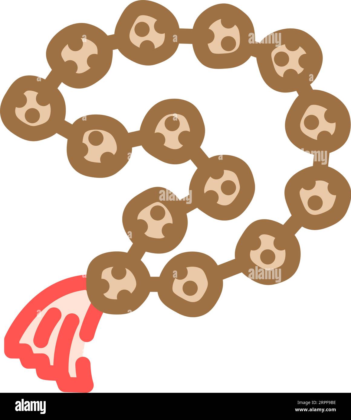 rudraksha beads color icon vector illustration Stock Vector Image & Art ...