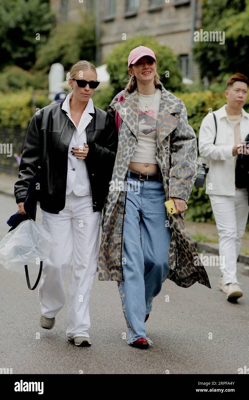 Copenhagen, Denmark. 09th Aug, 2023. Street style, Tine Andrea and ...