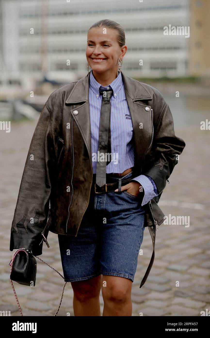 Copenhagen, Denmark. 09th Aug, 2023. Street style, Janka Polliani ...