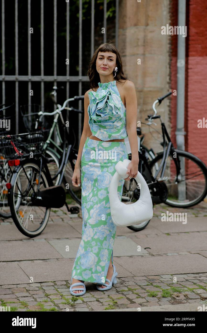 Copenhagen, Denmark. 09th Aug, 2023. Street style, Mari Alexander ...