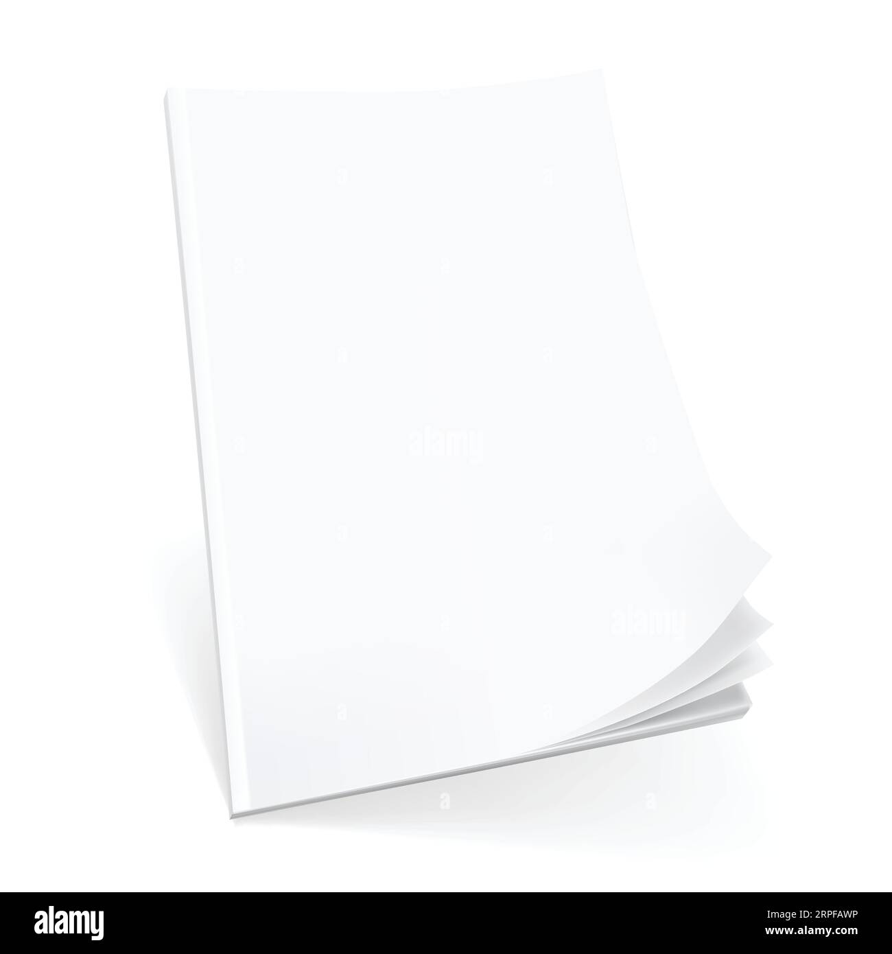 Blank magazine perspective Cut Out Stock Images & Pictures - Alamy