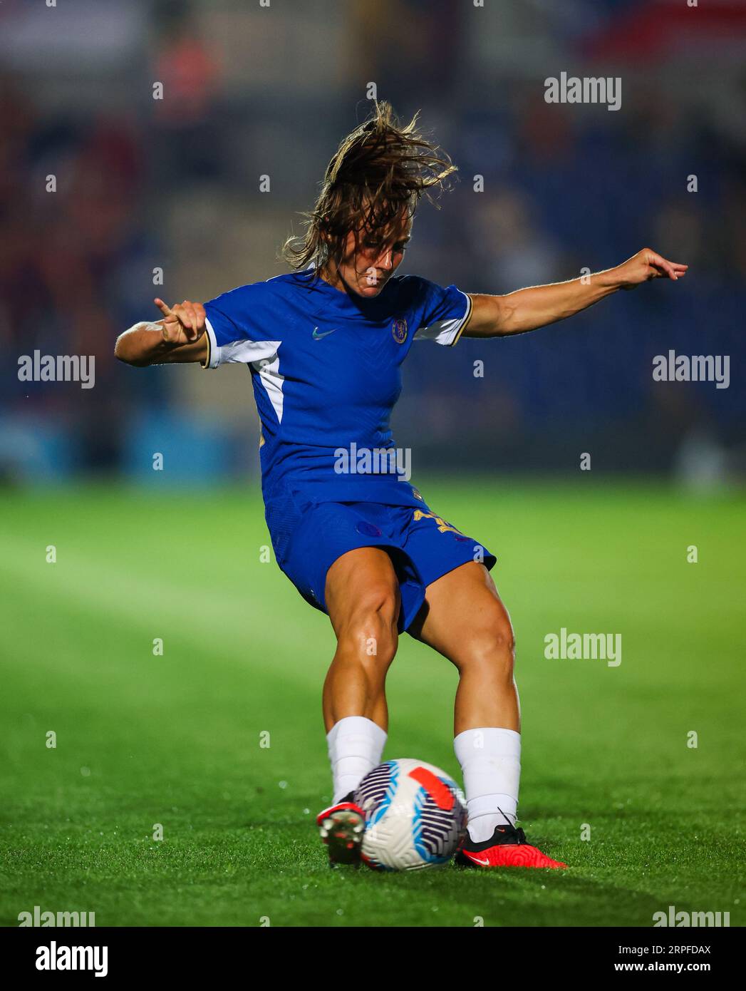 Chelsea’s Eve Perisset in action during the women's friendly match at ...