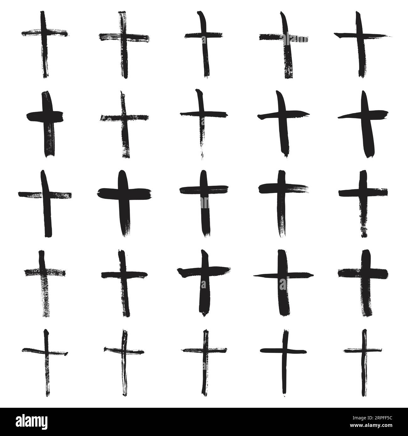 Painted crucifix Cut Out Stock Images & Pictures - Alamy