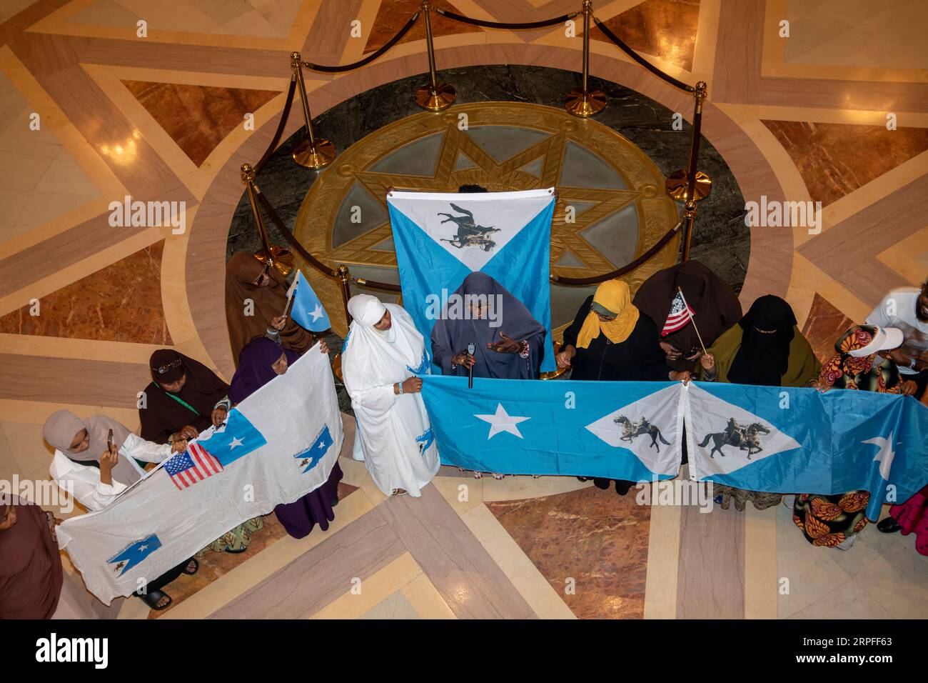 St. Paul, Minnesota. State capitol. Rally to raise awareness about the ...