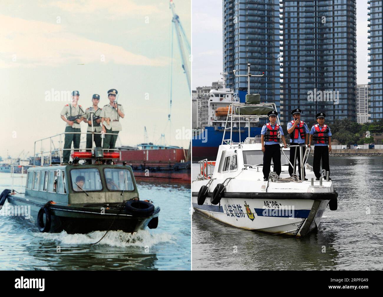 190924 -- BEIJING, Sept. 24, 2019 -- Left: File photo taken in the ...