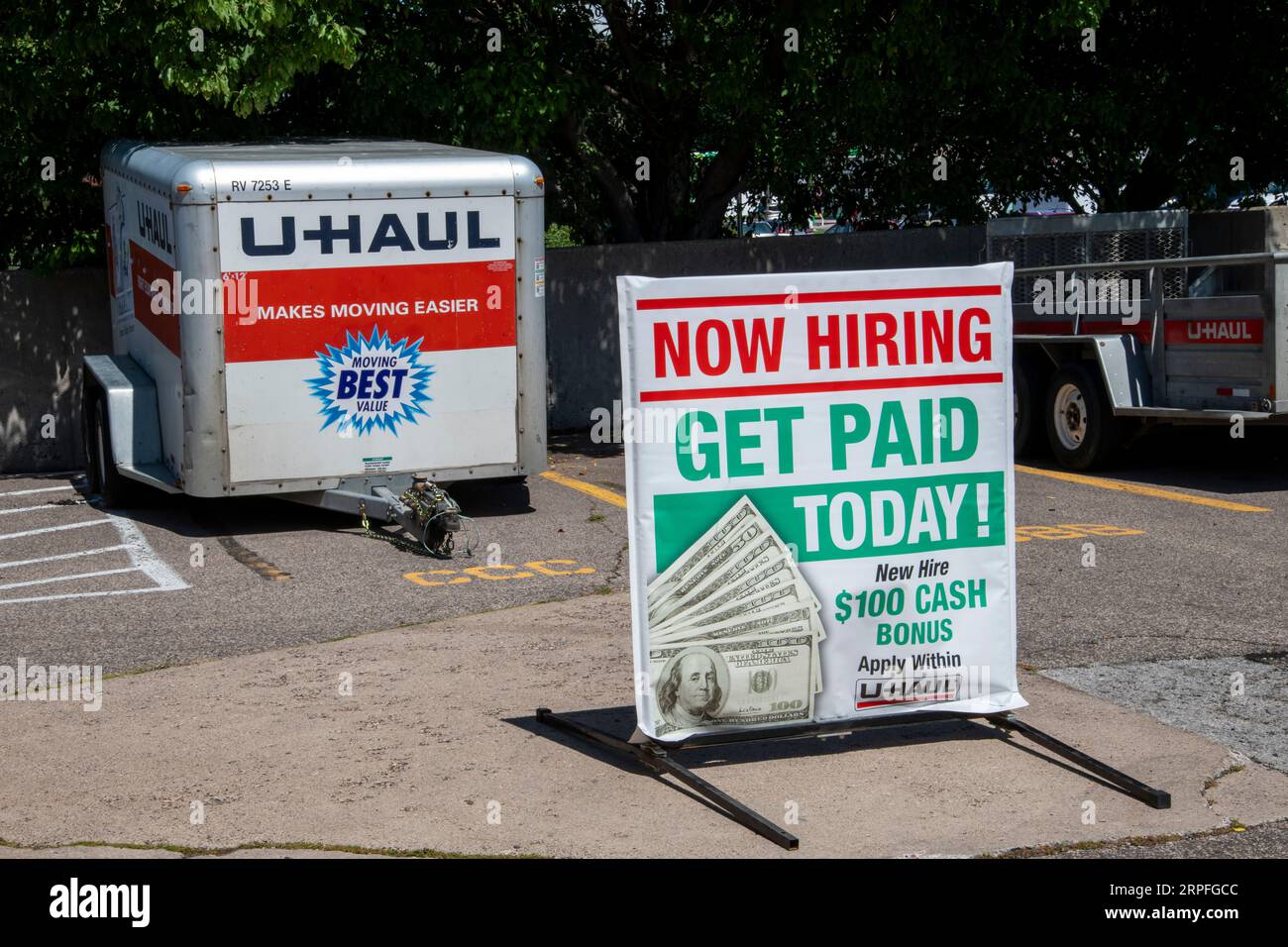 U haul hi-res stock photography and images - Alamy