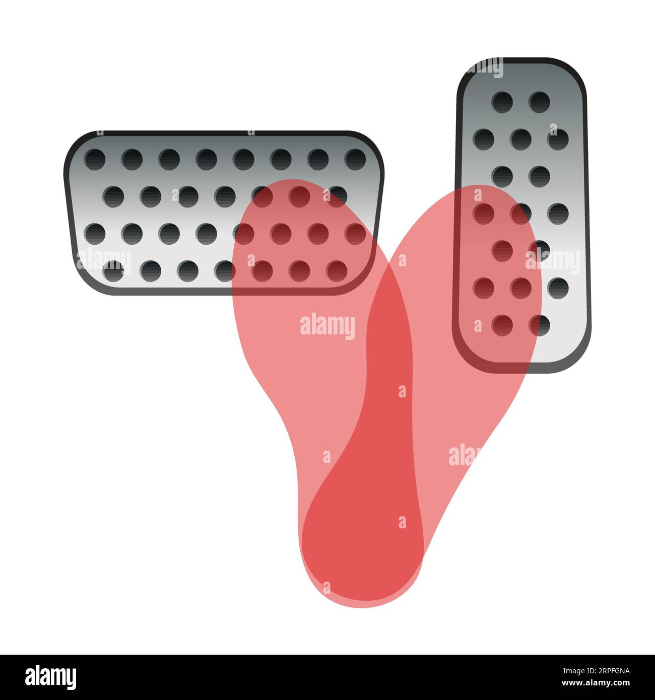 Car with pedals Stock Vector Images - Alamy