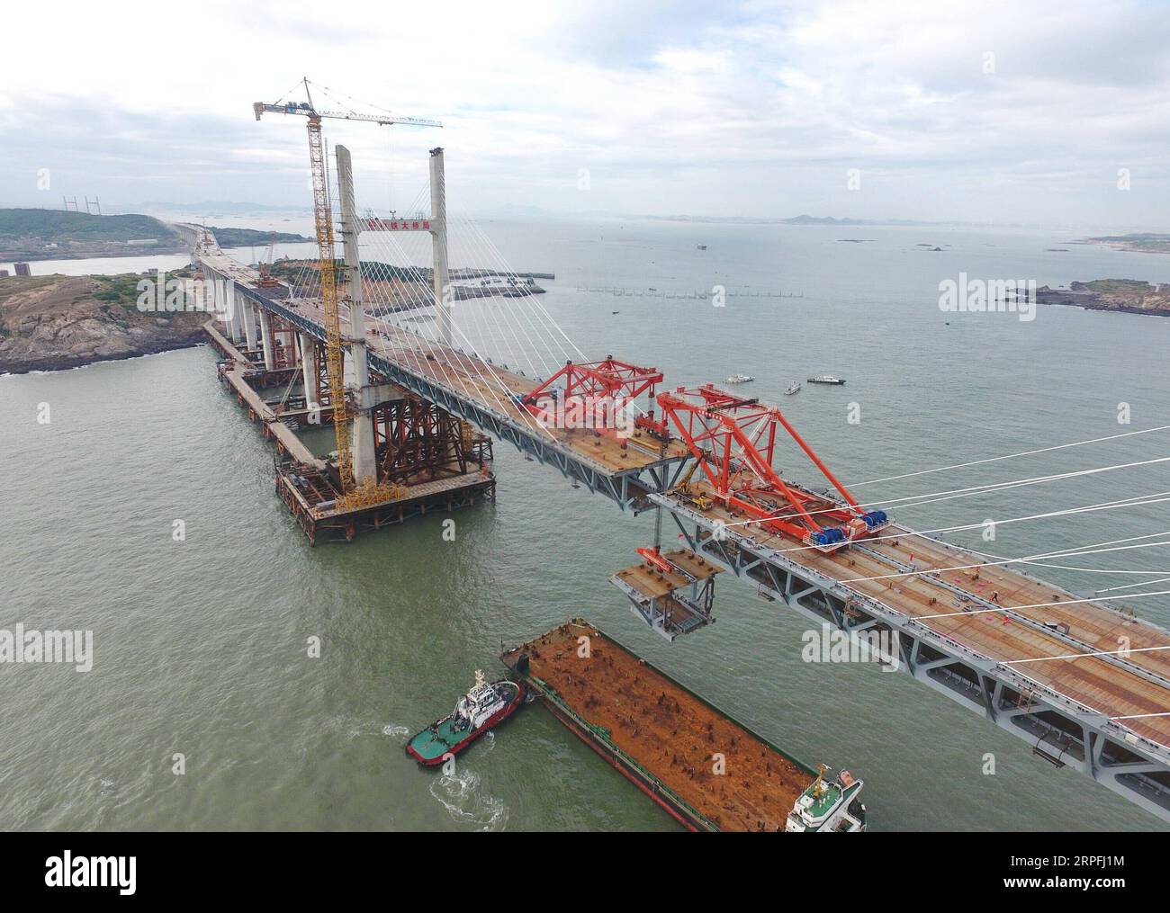 190925 -- FUZHOU, Sept. 25, 2019 -- Aerial photo taken on Sept. 21 ...