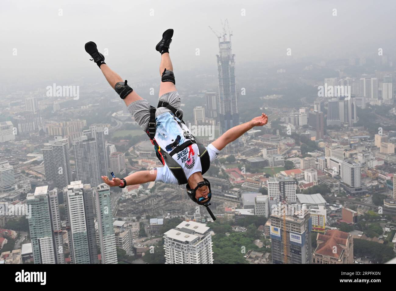 Base jumper leaps hi-res stock photography and images - Alamy