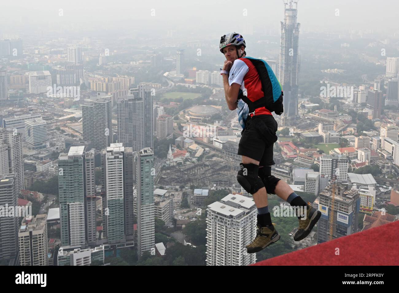 Base jumper leaps hi-res stock photography and images - Alamy