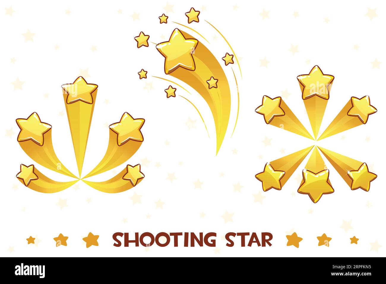Golden shooting stars hi-res stock photography and images - Alamy