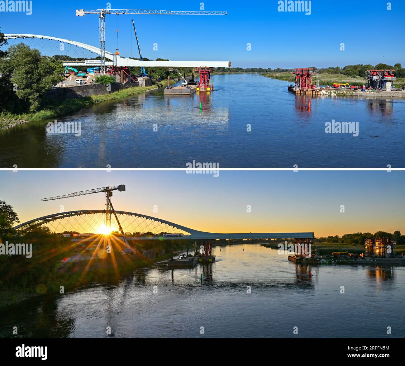 04 September 2023, Brandenburg, Küstrin-Kietz: KOMBO: The two-part ...