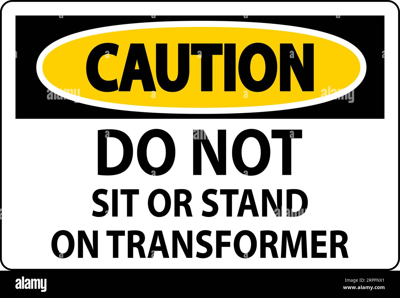 Do not sit or stand on transformer hi-res stock photography and images ...