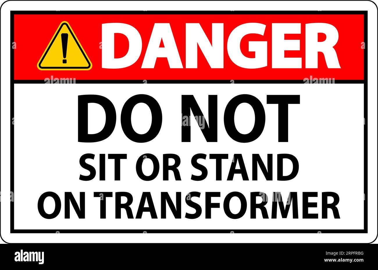 Electrical substation danger death sign Stock Vector Images - Alamy