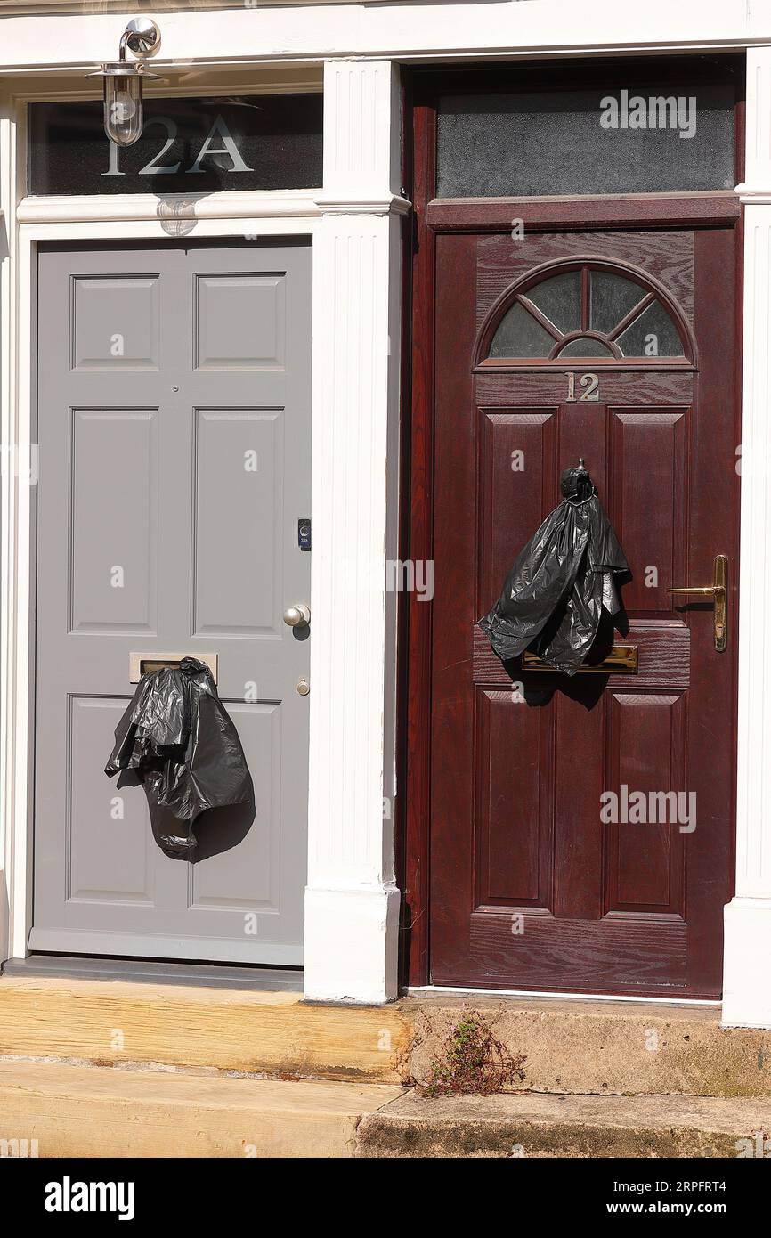 Spare bin bags posted through Knaresborough residents letterboxes by ...